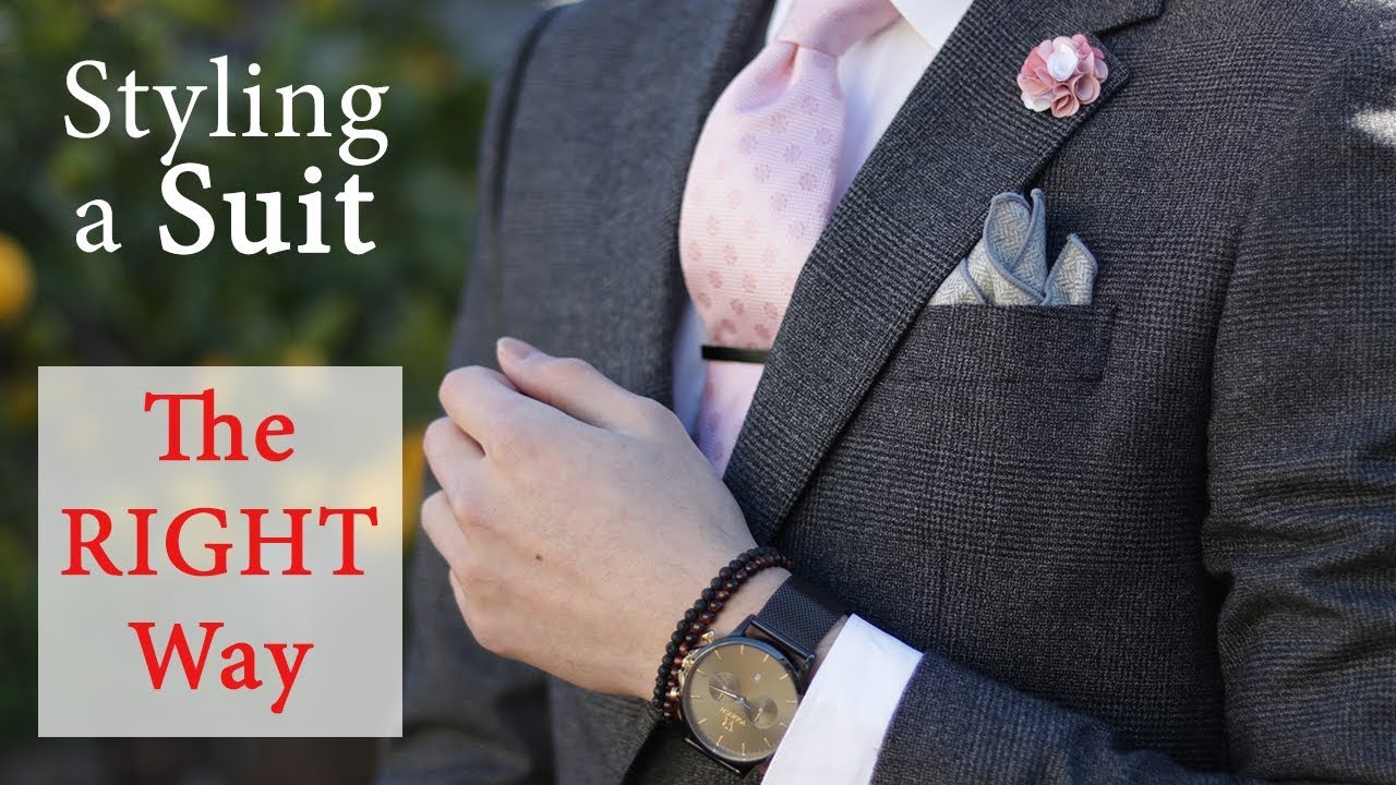 How To Style a SUIT the RIGHT WAY - YouTube