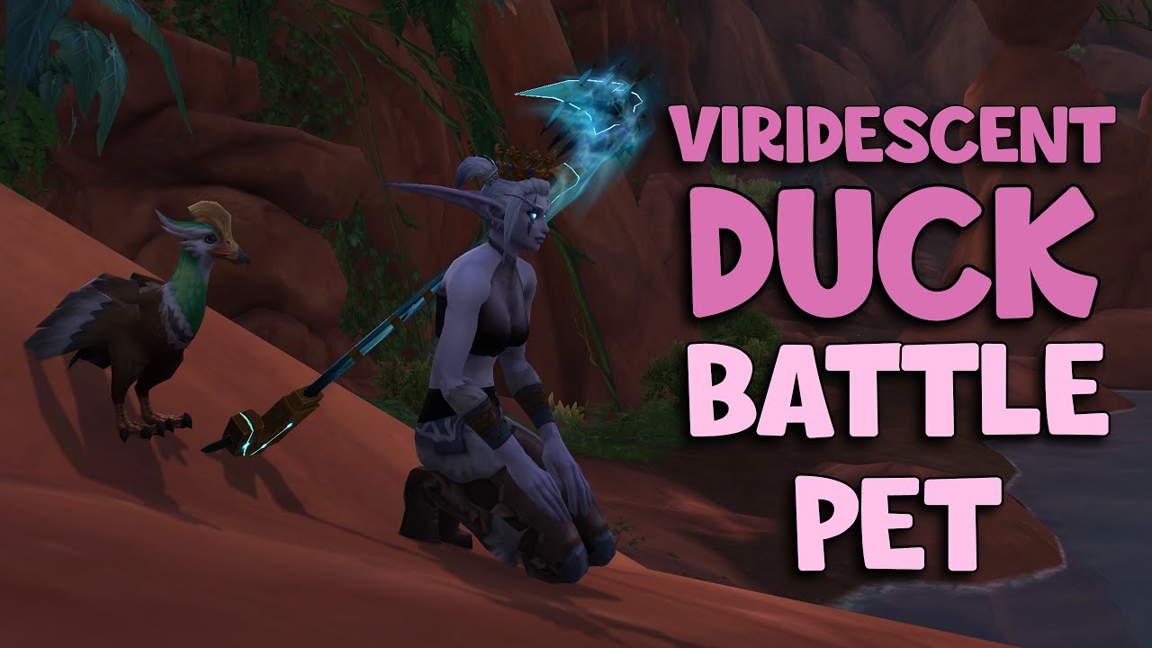 WoW Dragonflight 10.0 | Viridescent Duck Battle Pet - YouTube