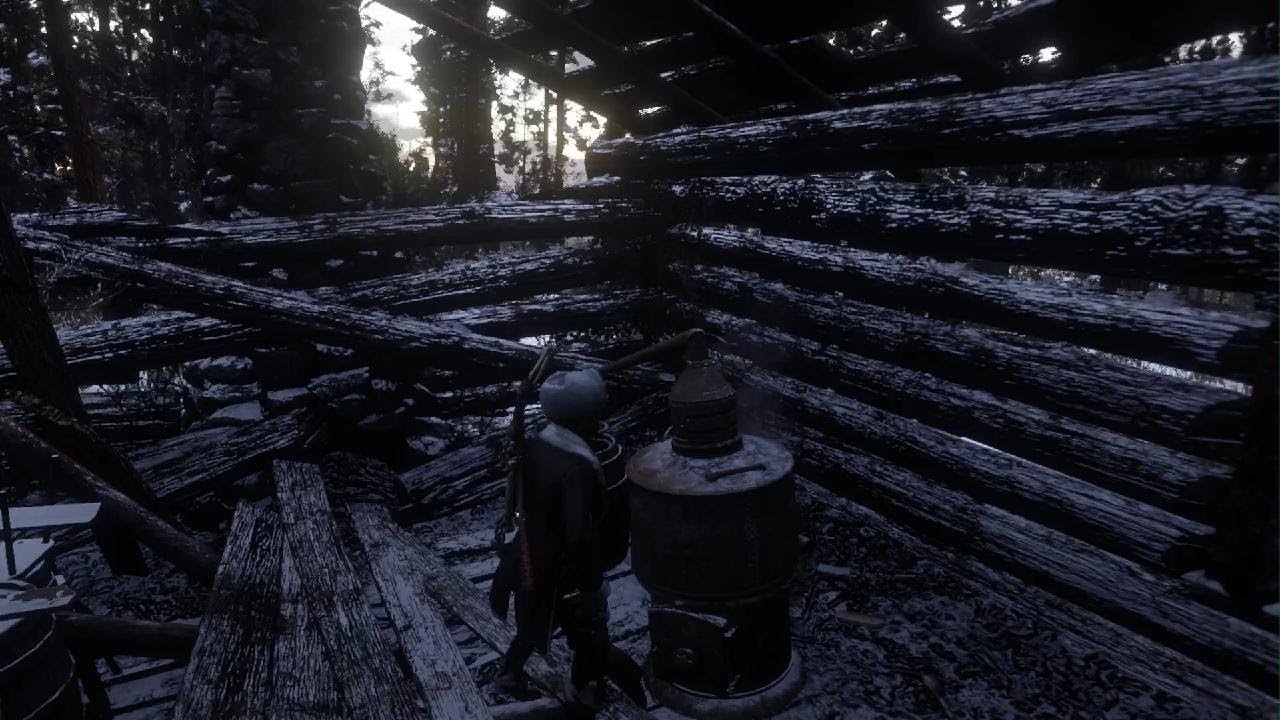 Red Dead Redemption 2 - Destille in Tall Trees - YouTube