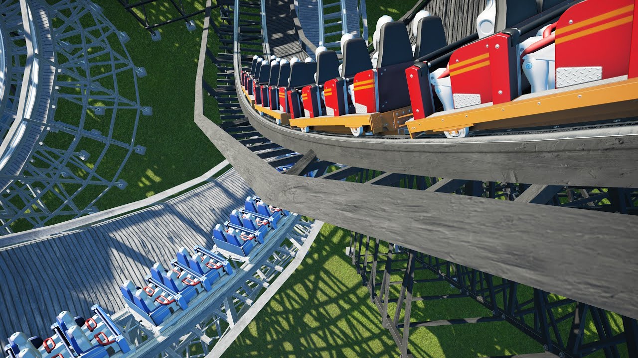 Dueling Demons (Fire) - Planet Coaster PC - YouTube