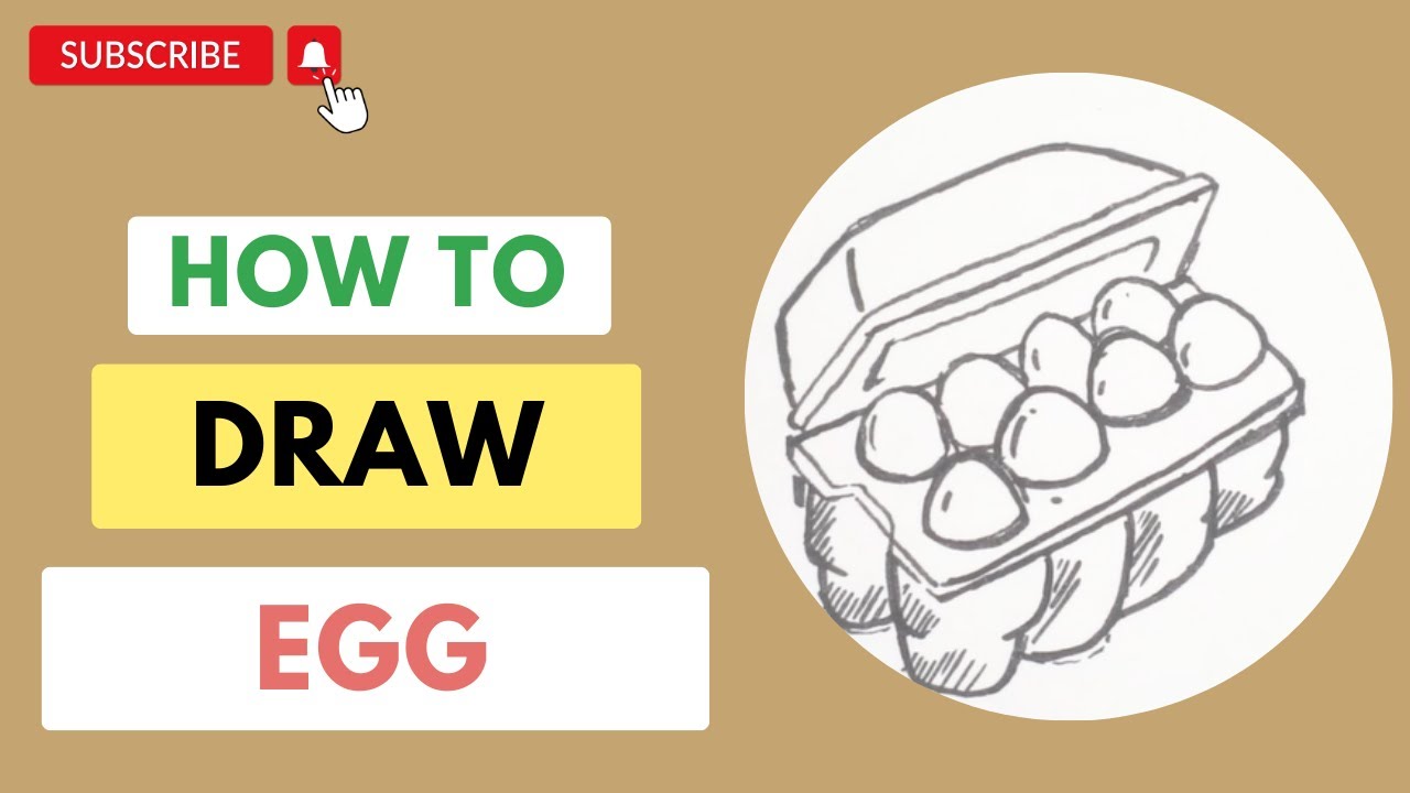 HOW TO DRAW EGG - EASY DRAWING - YouTube