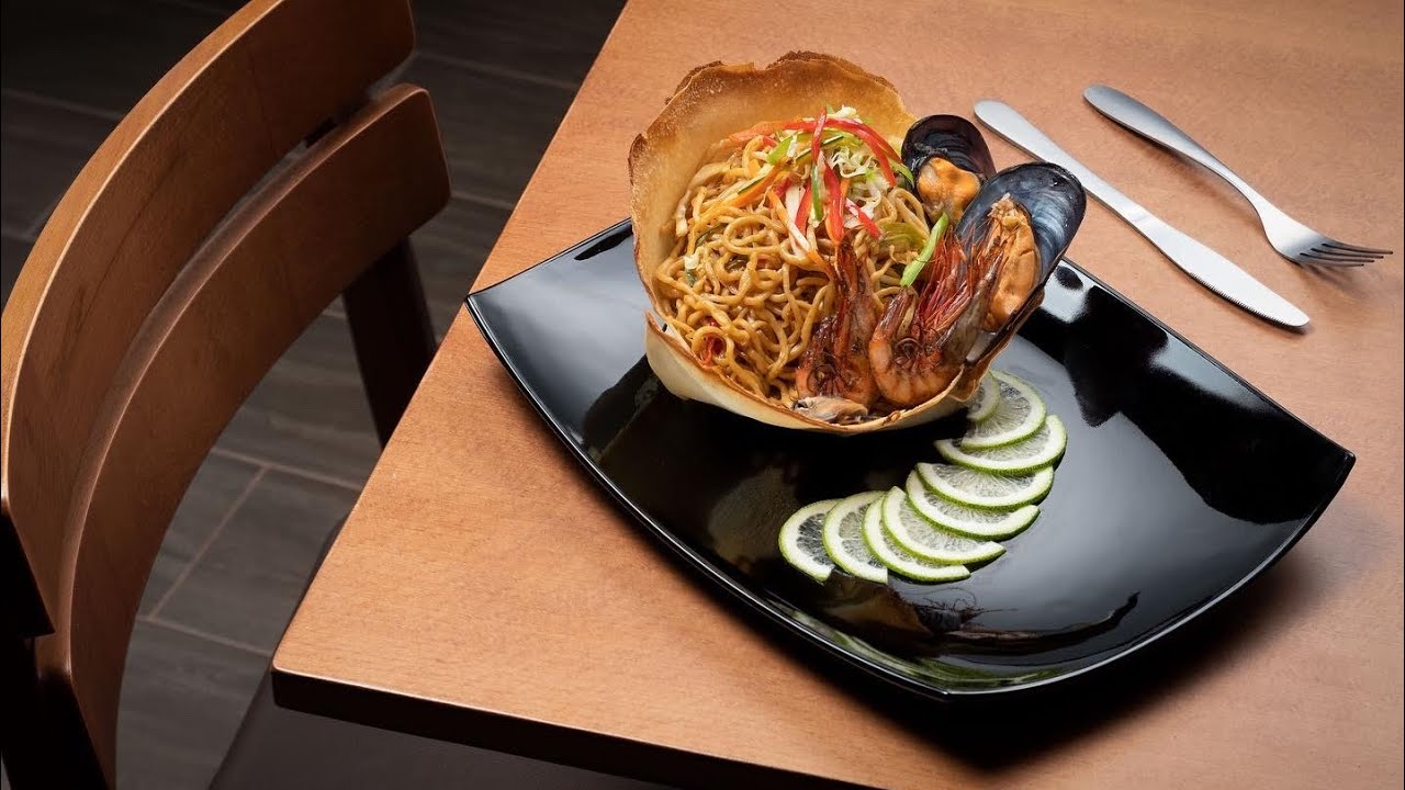 كيف تصور لائحة طعام كاملة بإحترافية | Bts Food photography - YouTube