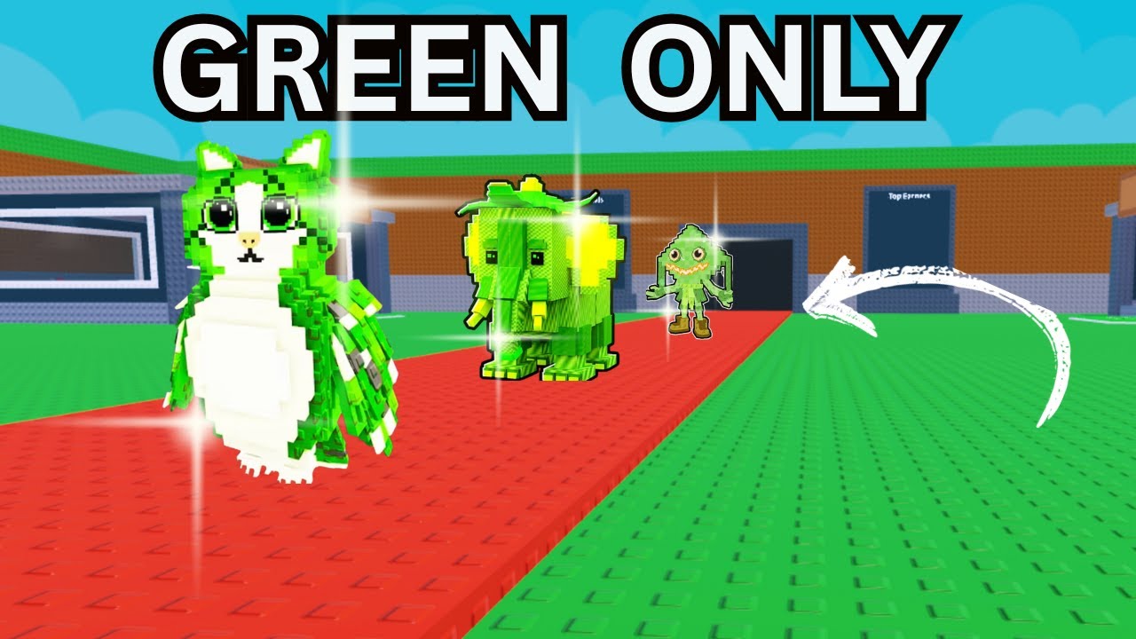 Steal A Brainrot But Green Only Brainrots.. - YouTube