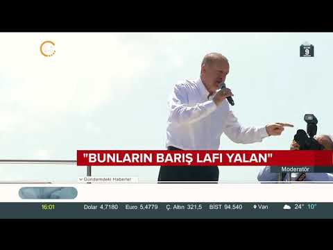 Cumhurbaşkanı Erdoğan: Bunların barış lafı yalan