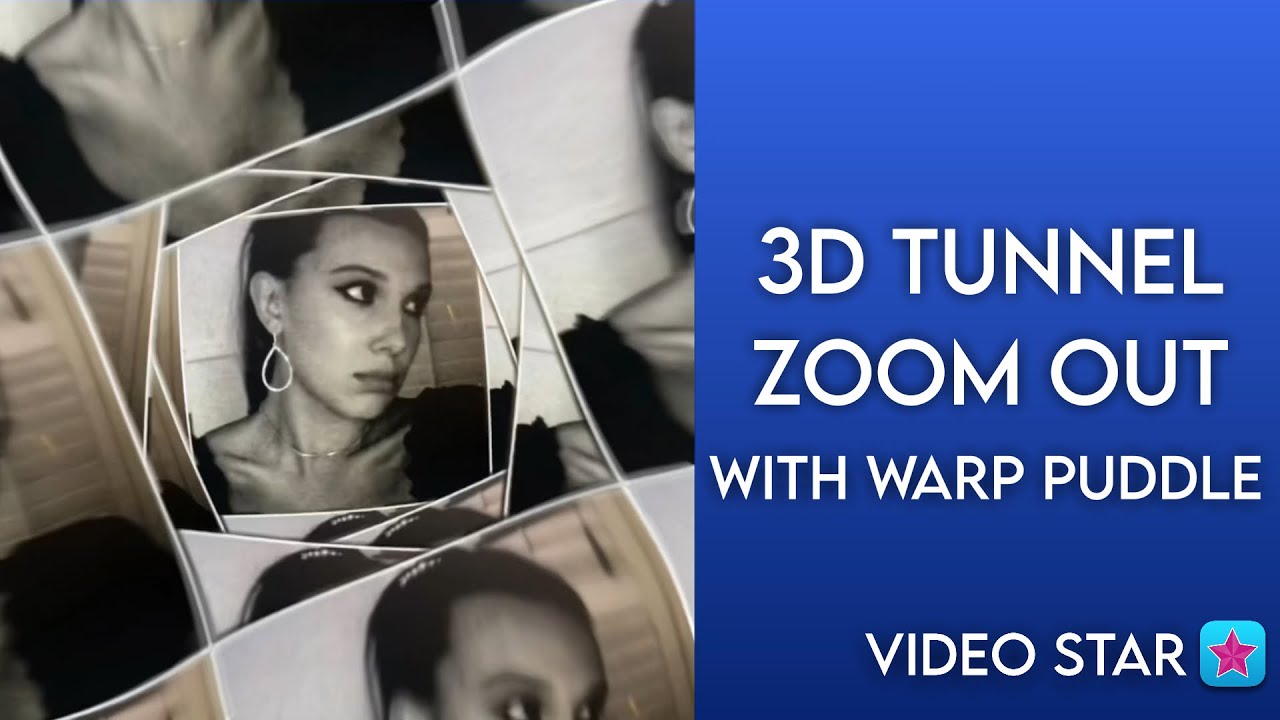 3D tunnel zoom out with puddle warp | VideoStar tutorial - YouTube