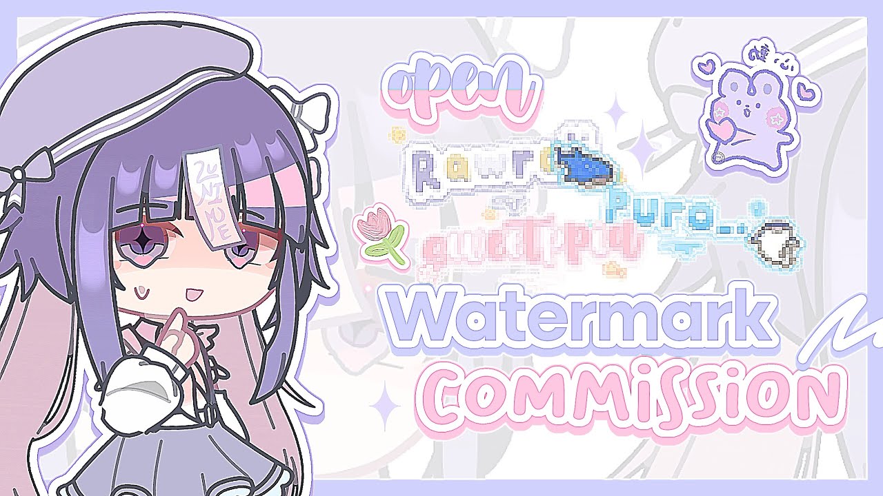 ، 🎡 ˖ CLOSE ★ watermark commissions !! ࣪ | gacha commission - YouTube