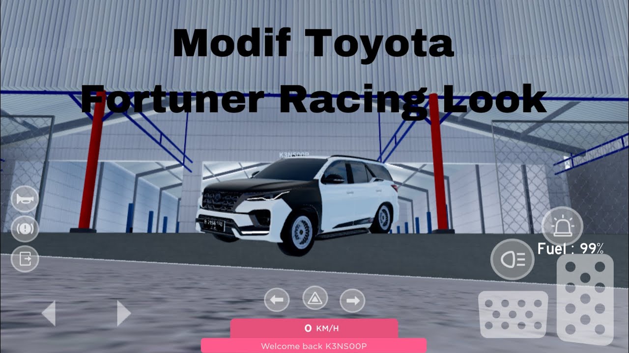 Modif Toyota Fortuner Racing Look - Roblox CDID - YouTube