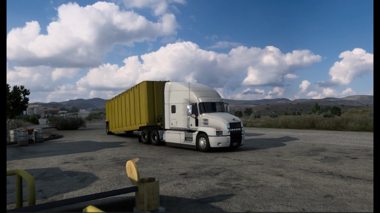 Oil fields of Utah, American Truck Simulator 4K, ATS, Vernal to Rangely ...