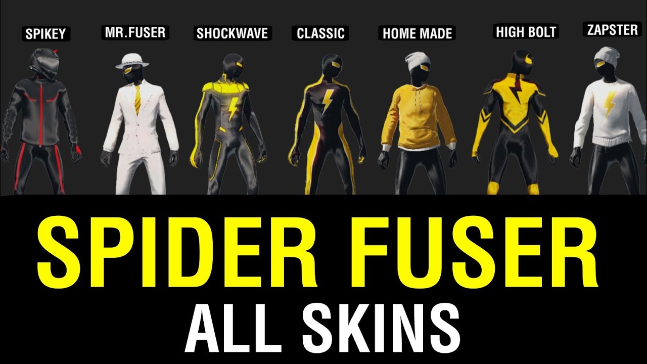Spider Fuser All Skins Unlocked & ultimate Gameplay 🔥 - YouTube