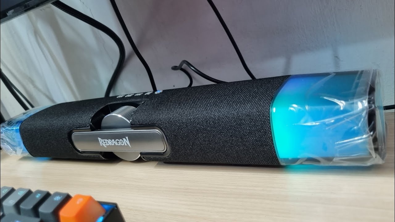 Redragon GS512 DORA Gaming RGB Stereo Speaker - Quick Look - YouTube
