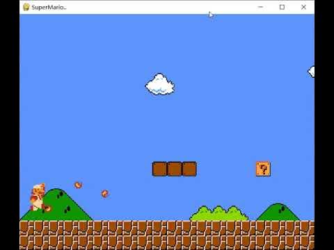 python super mario 超级马里奥 - YouTube