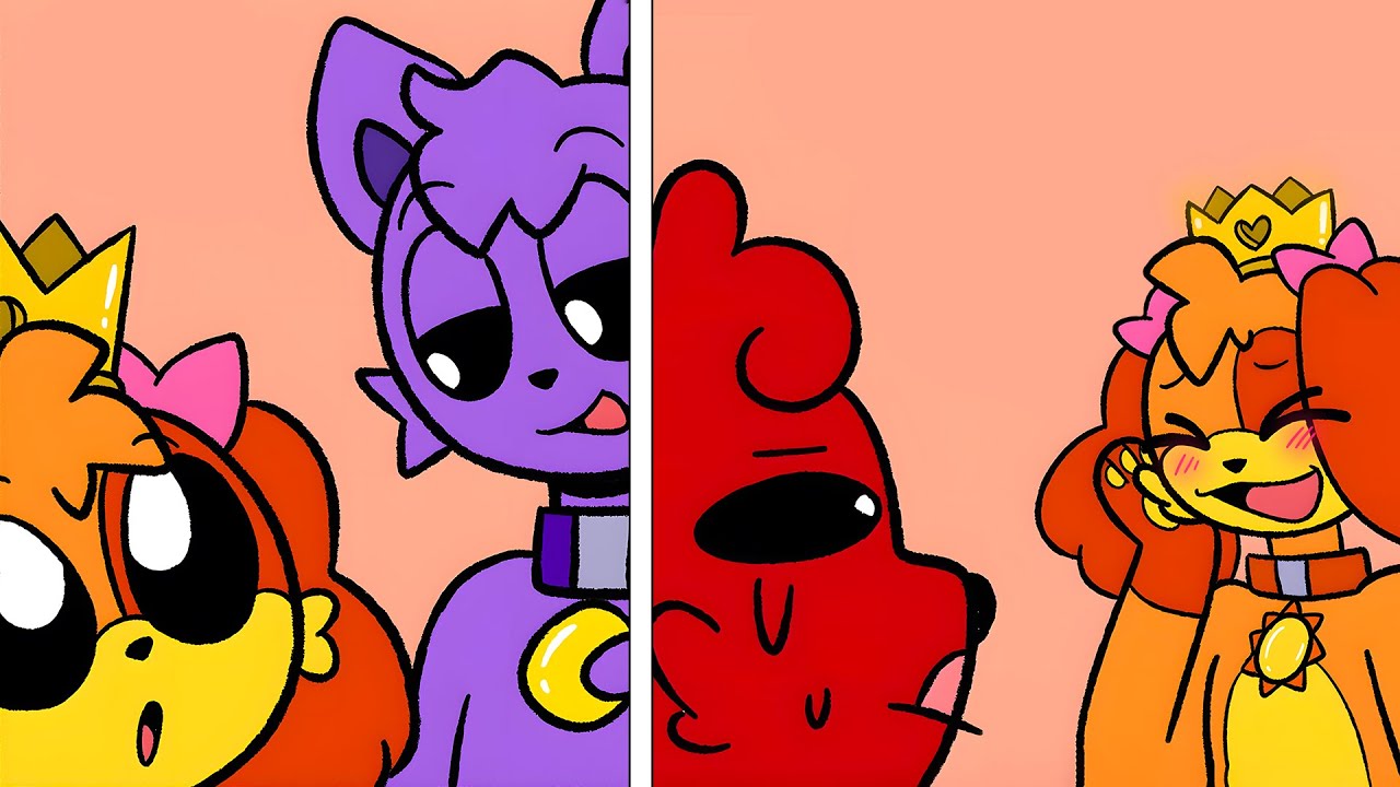 CatNap and DogDay A Furry Princess | Poppy Playtime Chapter 3 | Comic ...