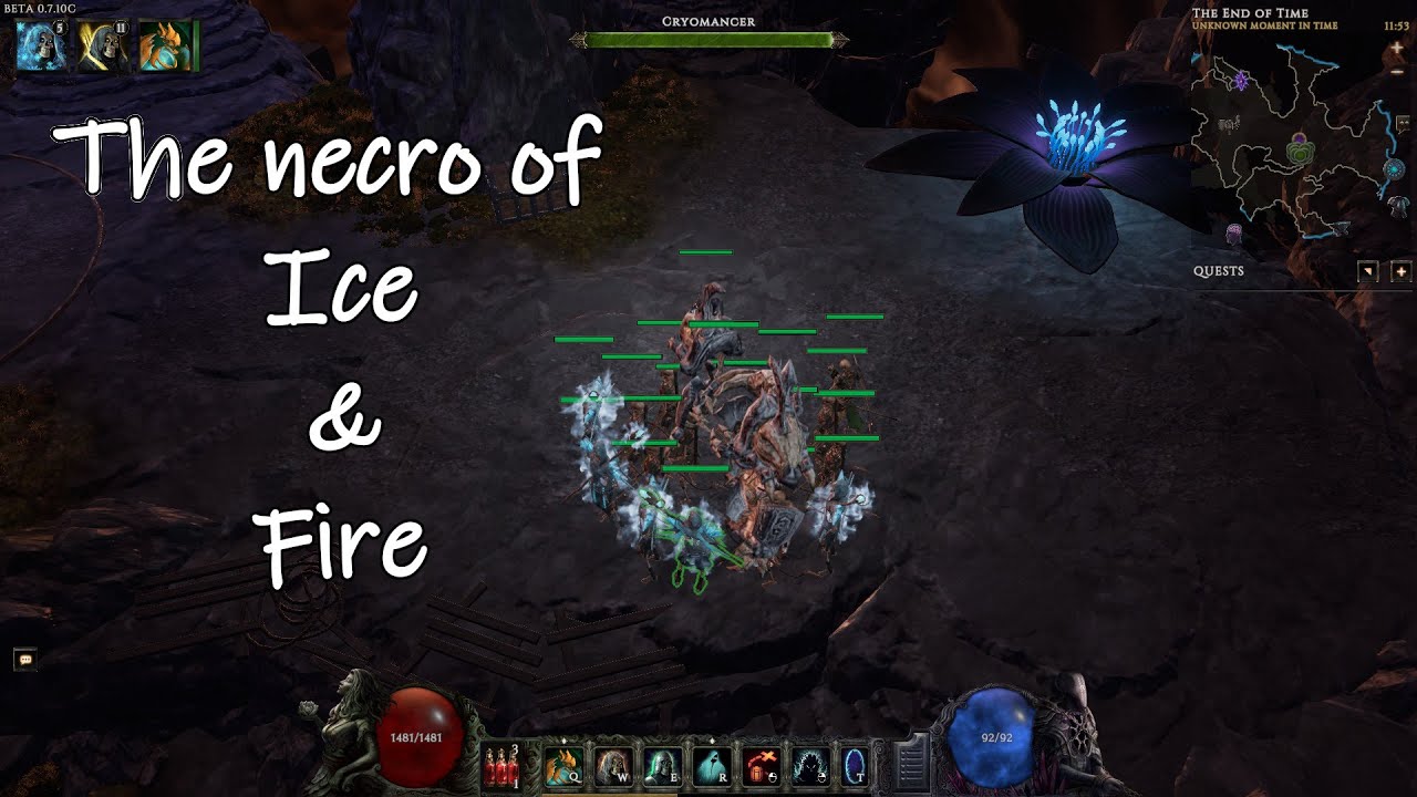 Skeleton Mage / Archer Necromancer 0.7.10c Last Epoch - YouTube
