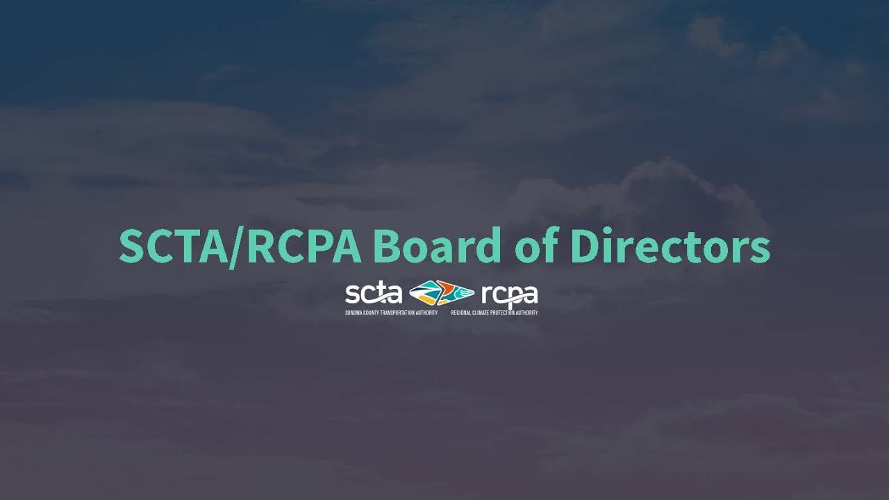 SCTA/RCPA Board of Directors - October 14, 2024 - YouTube