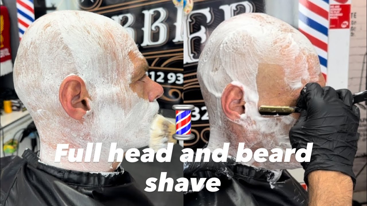 Head shave #tutorial #learning #shaving #barberlove #art #barber # ...