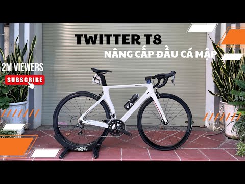 Xe Đạp Twitter T8 | 3 Món Carbon, Claris 2*8, Cối Nổ 💥, Nâng Cấp Ghi ...