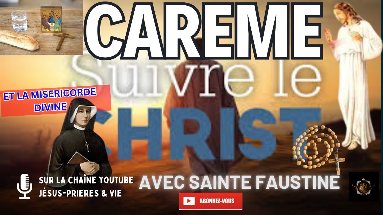 BON CARÊME A TOUS SUR LA CHAÎNE YouTube JESUS-PRIERES &VIE - YouTube