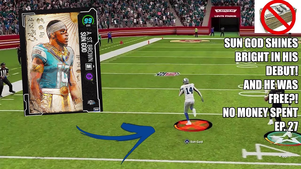 SUN GOD SHINES BRIGHT IN HIS DEBUT! AND HE WAS FREE?! - Madden 24 No ...