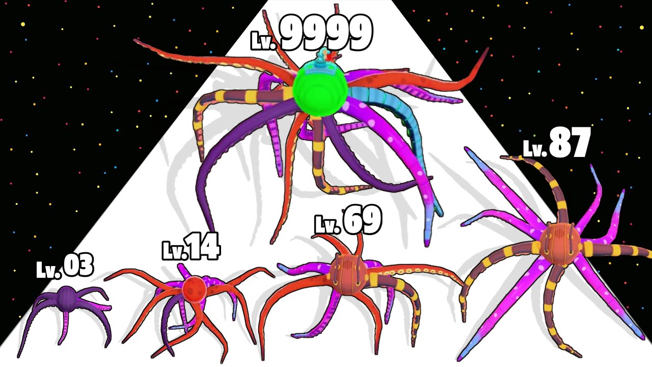 Octopus Run - Level Up Octopus Max Level Gameplay - YouTube