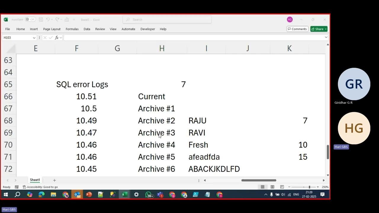B34-17 English Azure SQL DBA 20250227 BACKUPS Introduction - YouTube