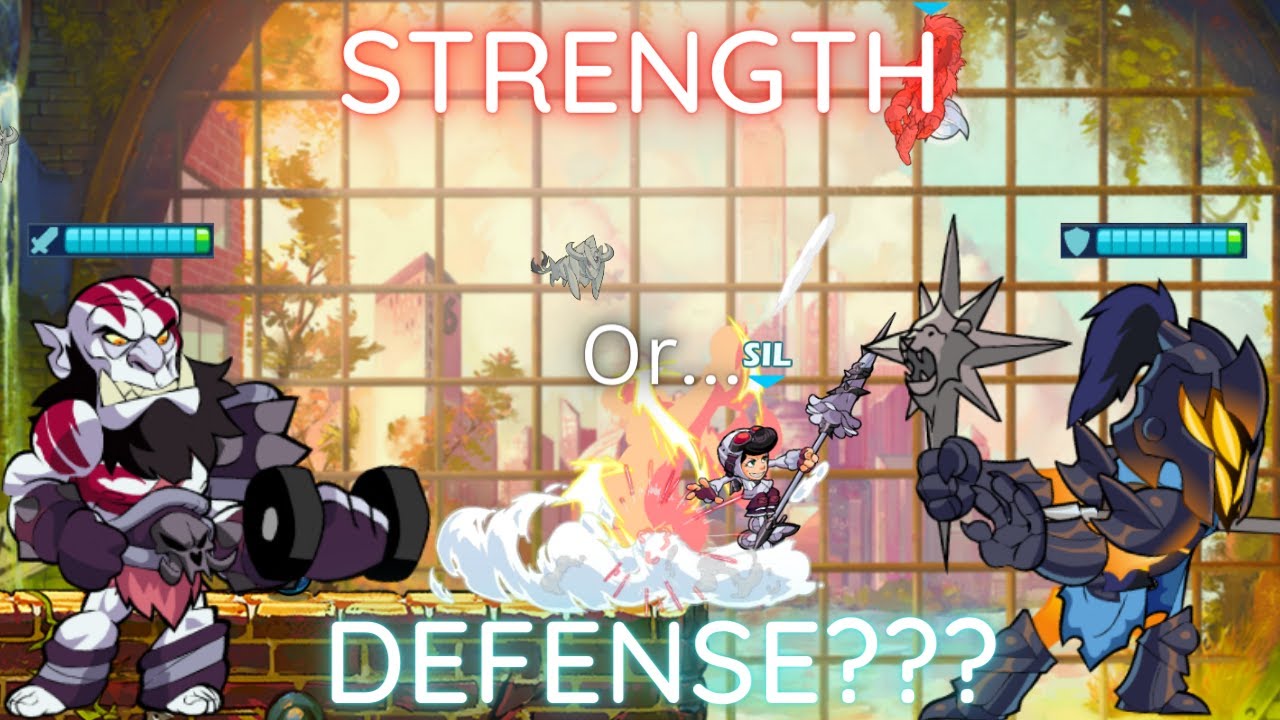 STRENGTH or DEFENSE?? Brawlhalla 1v1s - YouTube