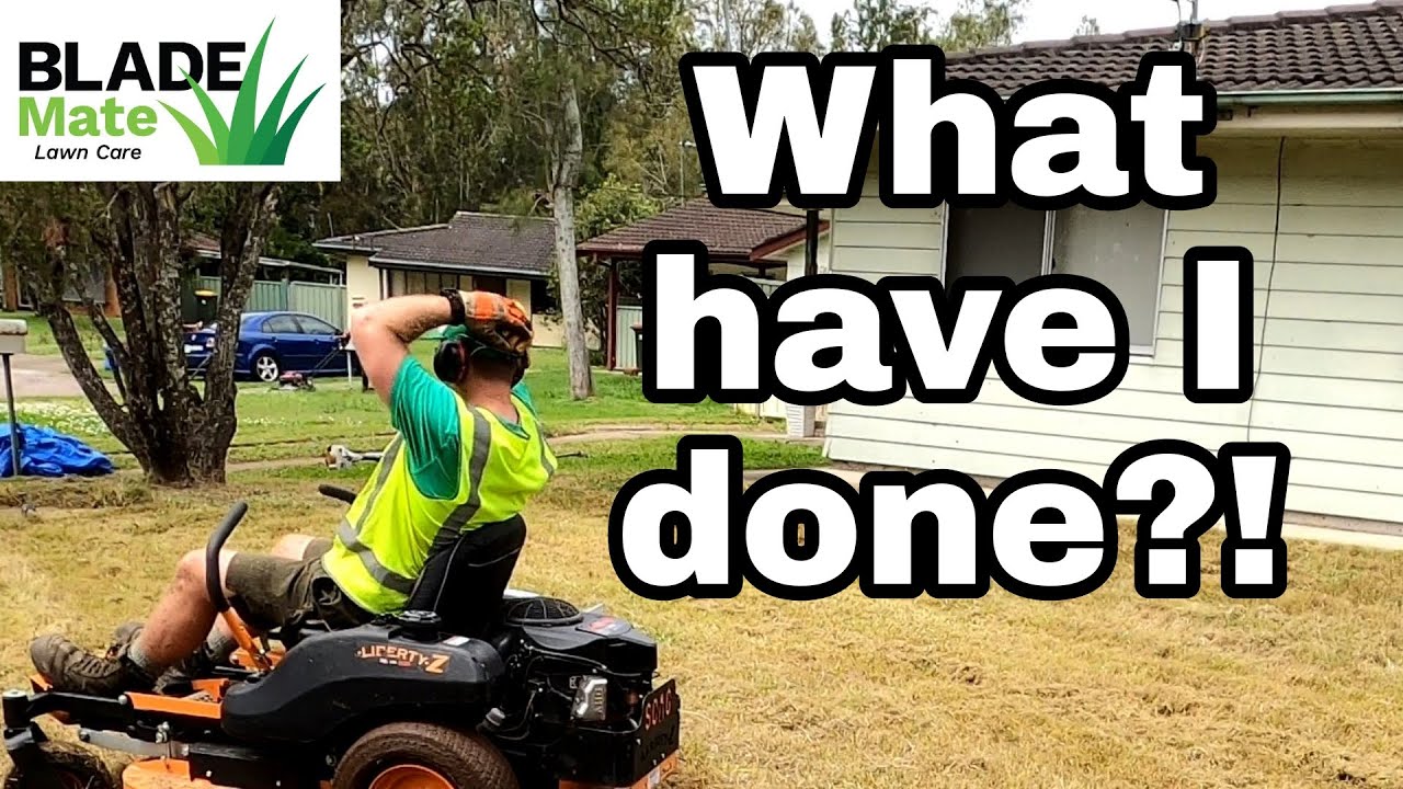 LAWN MOWING GONE WRONG!!! - YouTube