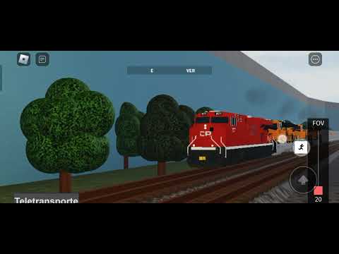 CP ES44AC Coal Roblox RSR Ro-Scale Leads BNSF - YouTube