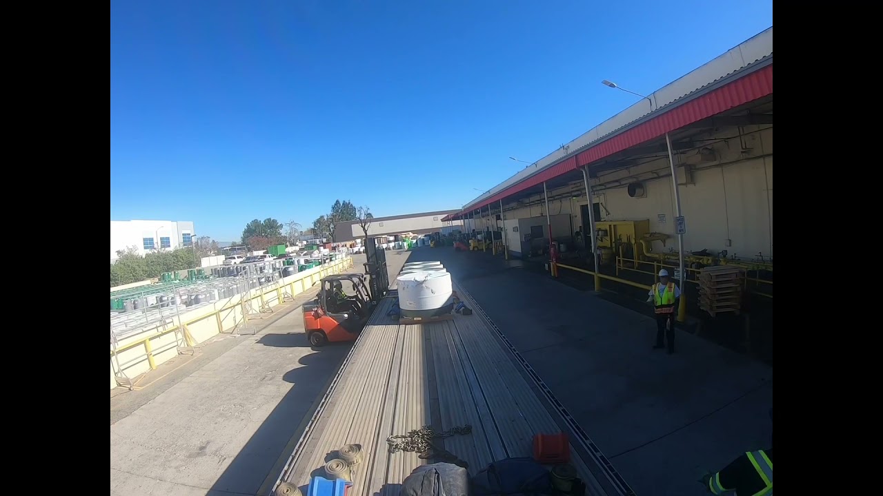 Prime inc flatbed trucking #1 Eye to sky coils. - YouTube