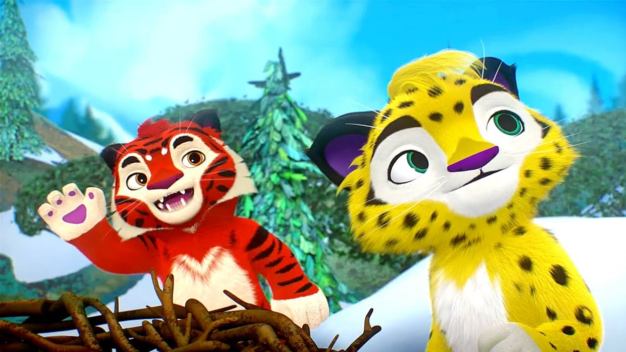 Leo and Tig 🦁 🌿 Spring is here 🌺🐯 Funny Family Good Animated Cartoon ...