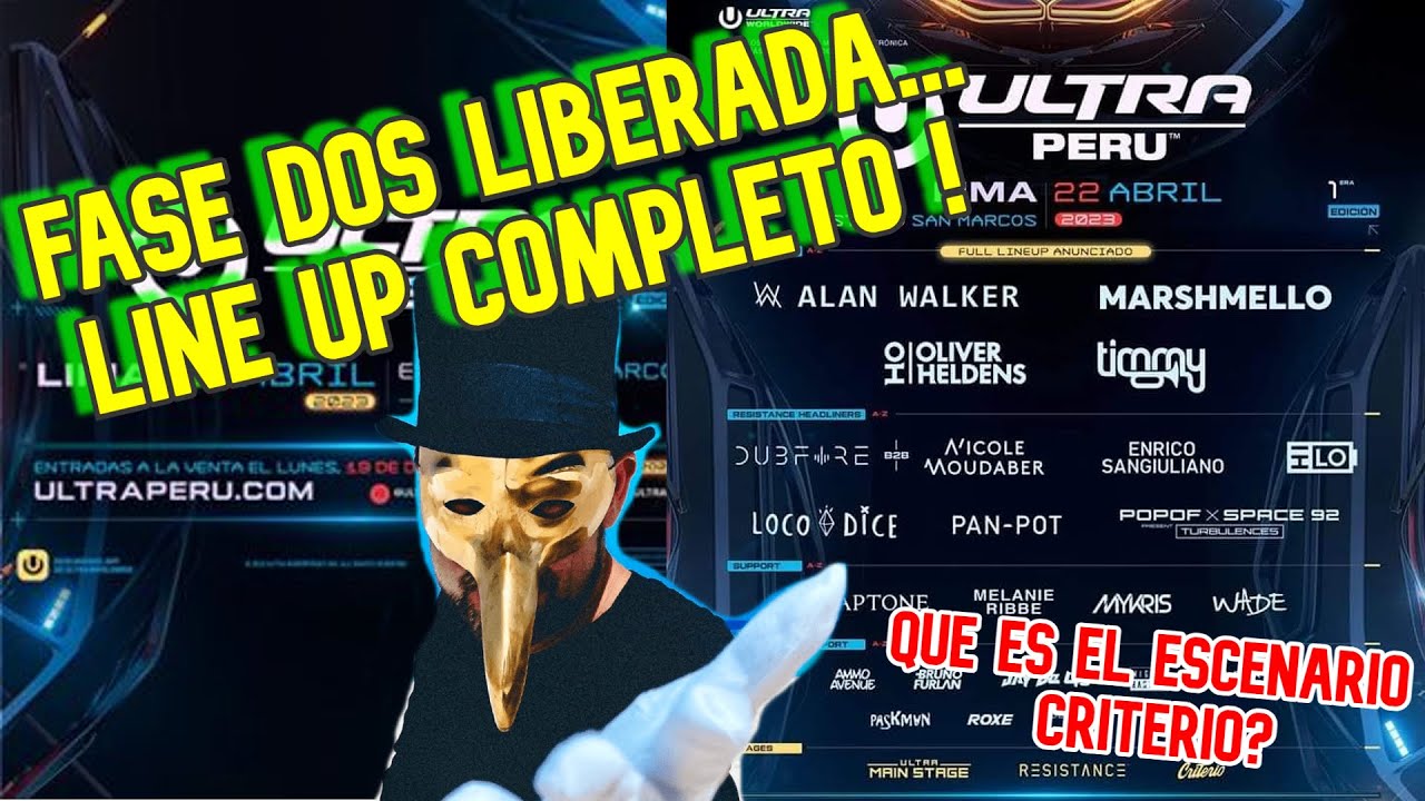 😲?Line up completo Ultra Peru / Que es el Criterio? / Que es el Tier1 2 ...
