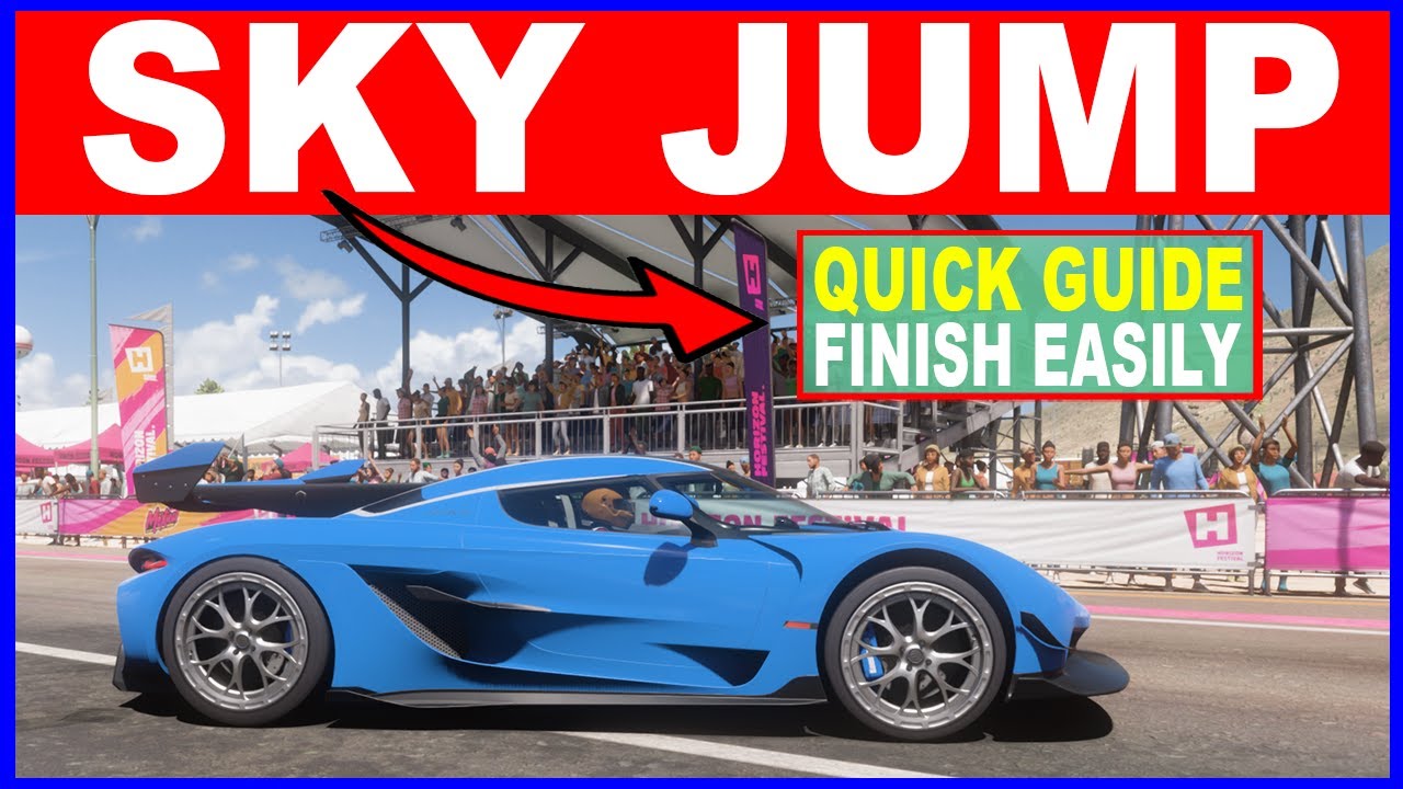 Forza Horizon 5 SKY JUMP Forzathon Daily Challenges Jump a distance of ...
