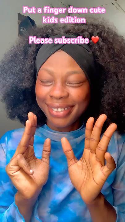 How many hands do you have down ? #shorts #youtubecreatorcommunity #youtuber #putyourfingerdown ...