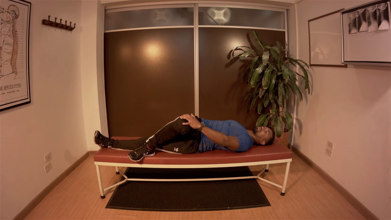 Exercise 4 - Low back figure 4 stretch - YouTube