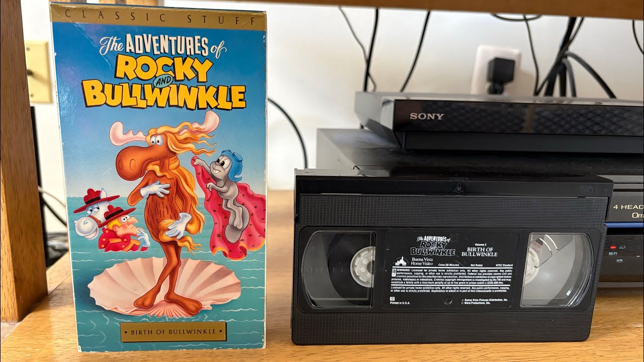 The Adventures of Rocky and Bullwinkle: Birth of Bullwinkle (1991 VHS ...