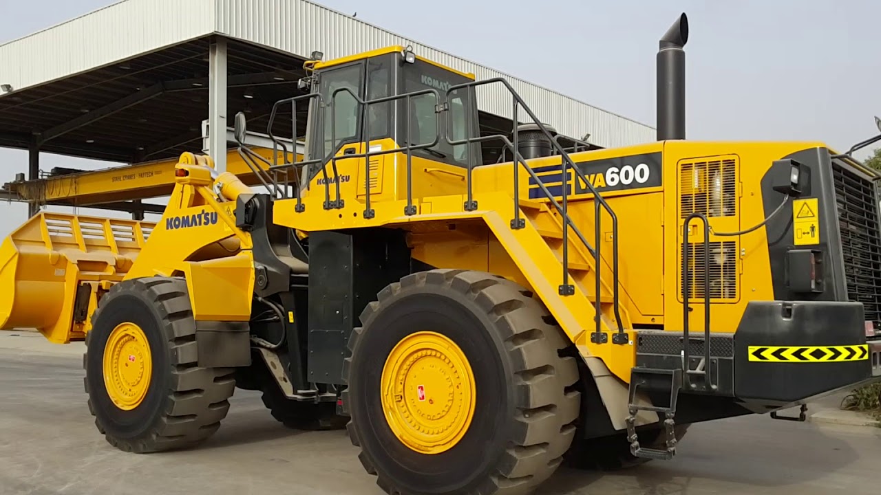 Komatsu wa 600 final testing - YouTube