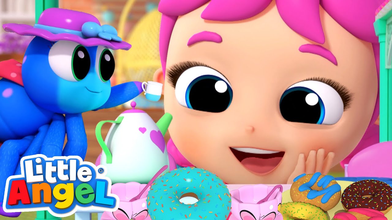 Itsy Bitsy Spider | Jill's Tea Party Playtime | Kids Cartoons and ...