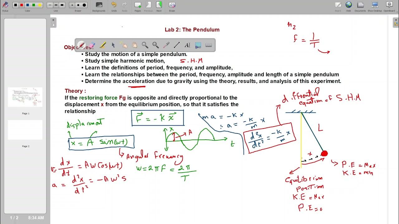 Simple Pendulum - YouTube