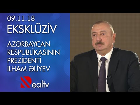 Prezident İlham Əliyevin REAL TV-yə eksklüziv müsahibəsi