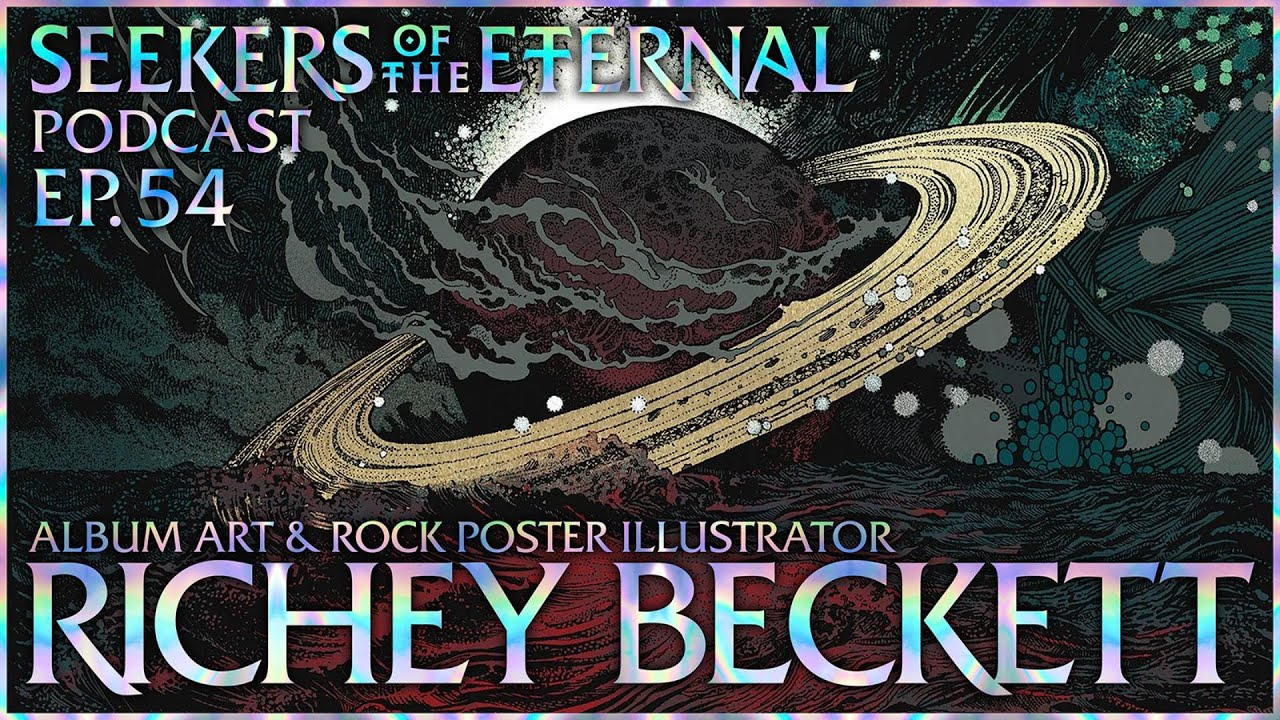 #54 ~ Richey Beckett ~ Album Art & Rock Poster Illustrator - YouTube