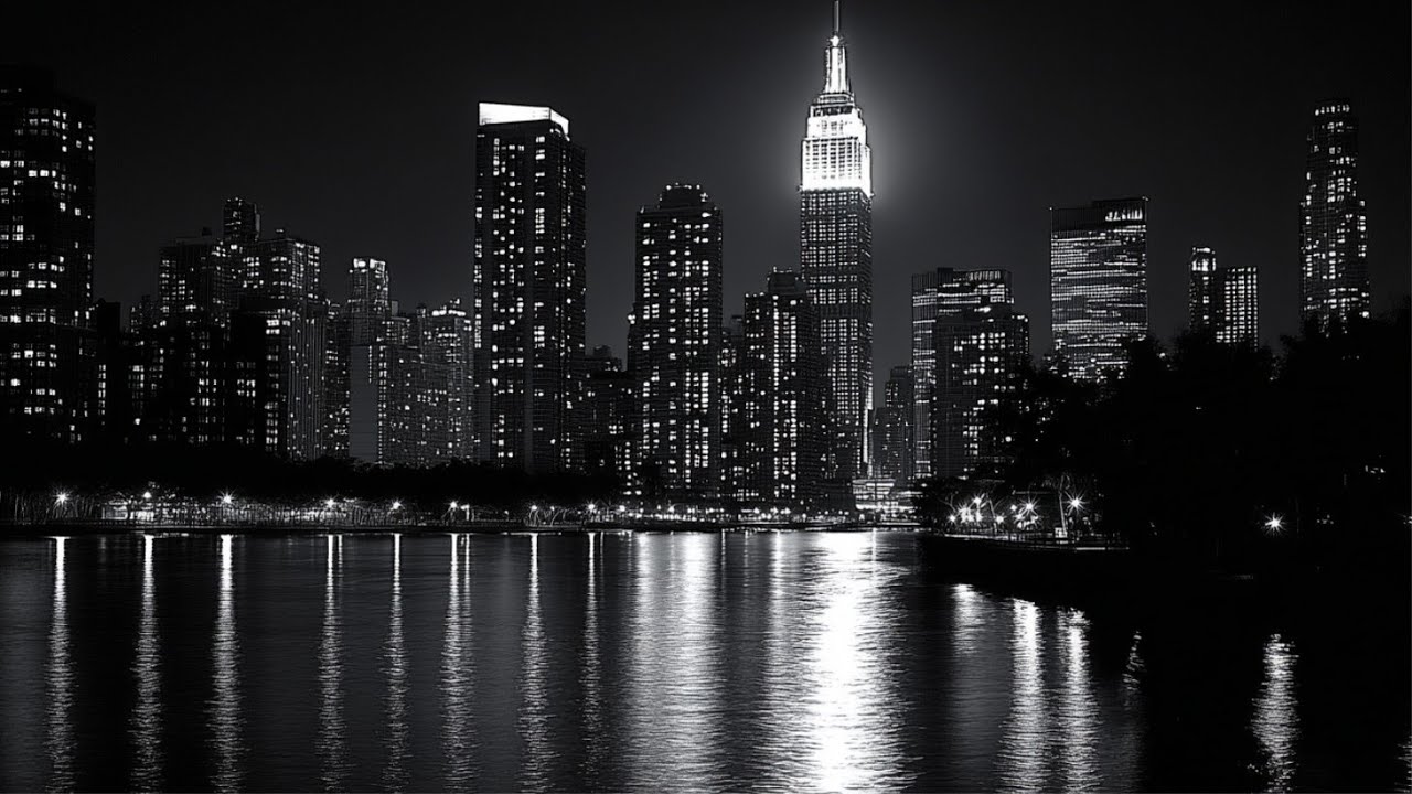 Midnight Blues Guitar: Cityscape Slow Jazz Ballads - YouTube