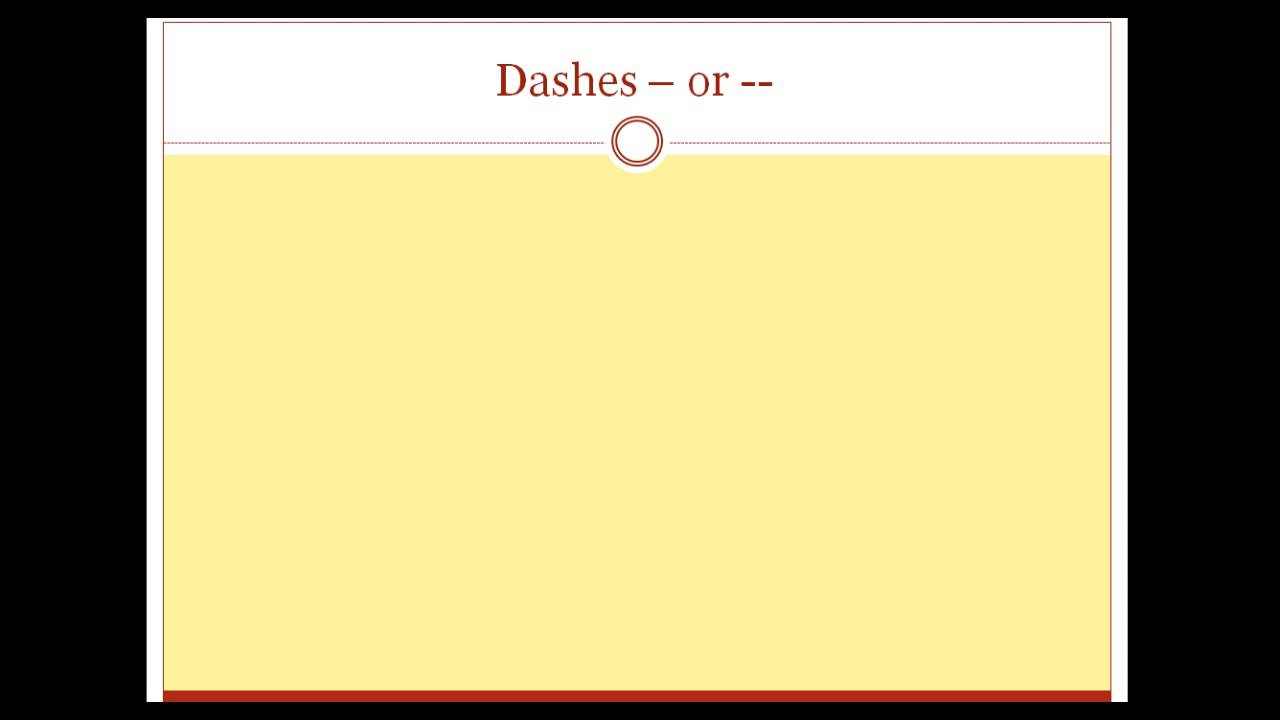 LN 11.06 Punctuation - Hyphens, Dashes, Parentheses - YouTube