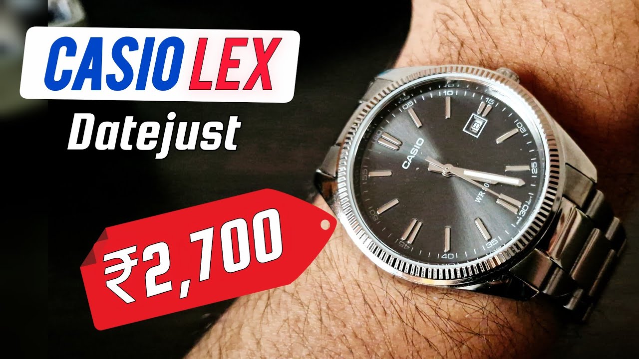 The Best ROLEX Datejust Alternative ! CASIO MTP - 1302D Honest REVIEW 🔥 ...