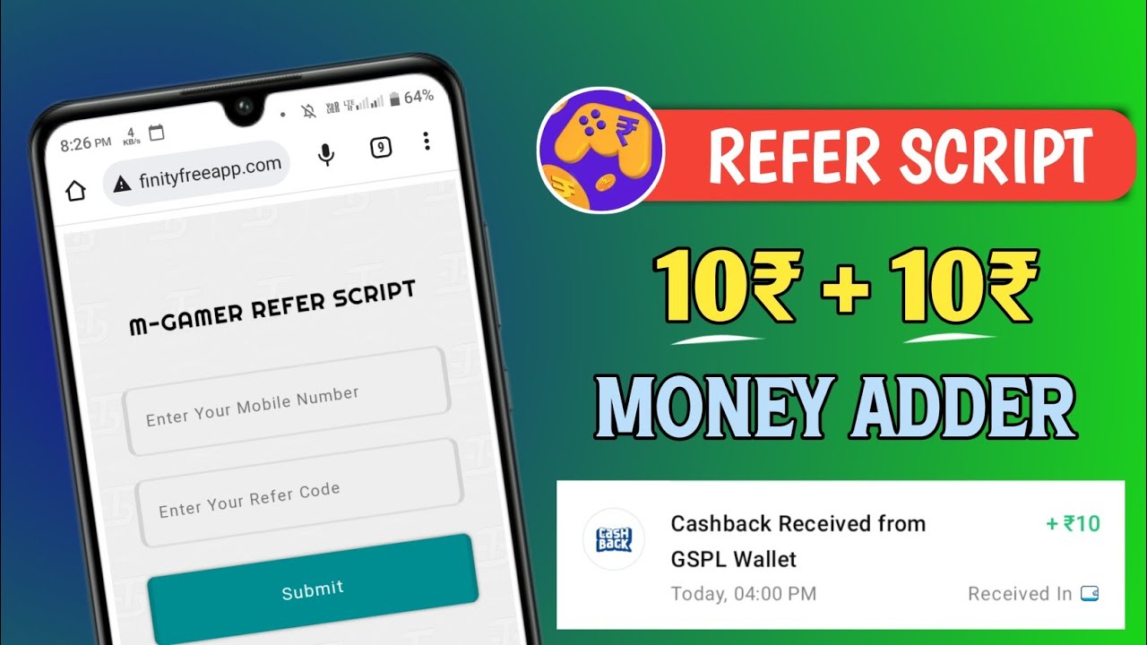 🔥 Mgamer App Refer Script Mgamer Money Adder Script Without Otp And Number Refer Script 3064