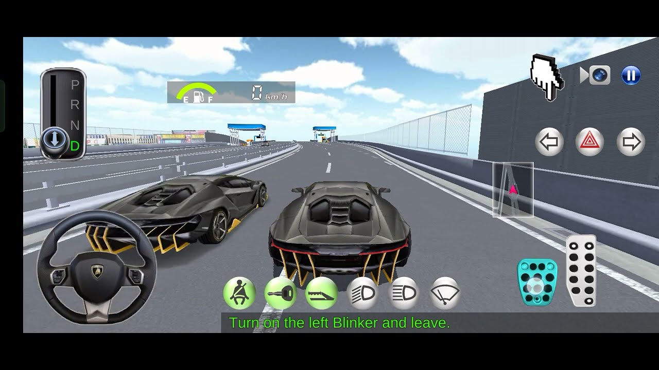 3 d game video Lamborghini car full speed car - YouTube