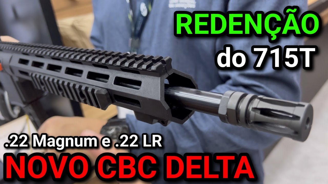 NOVO CBC DELTA - 22 Magnum e 22 LR em breve! Estilo AR mas na ...