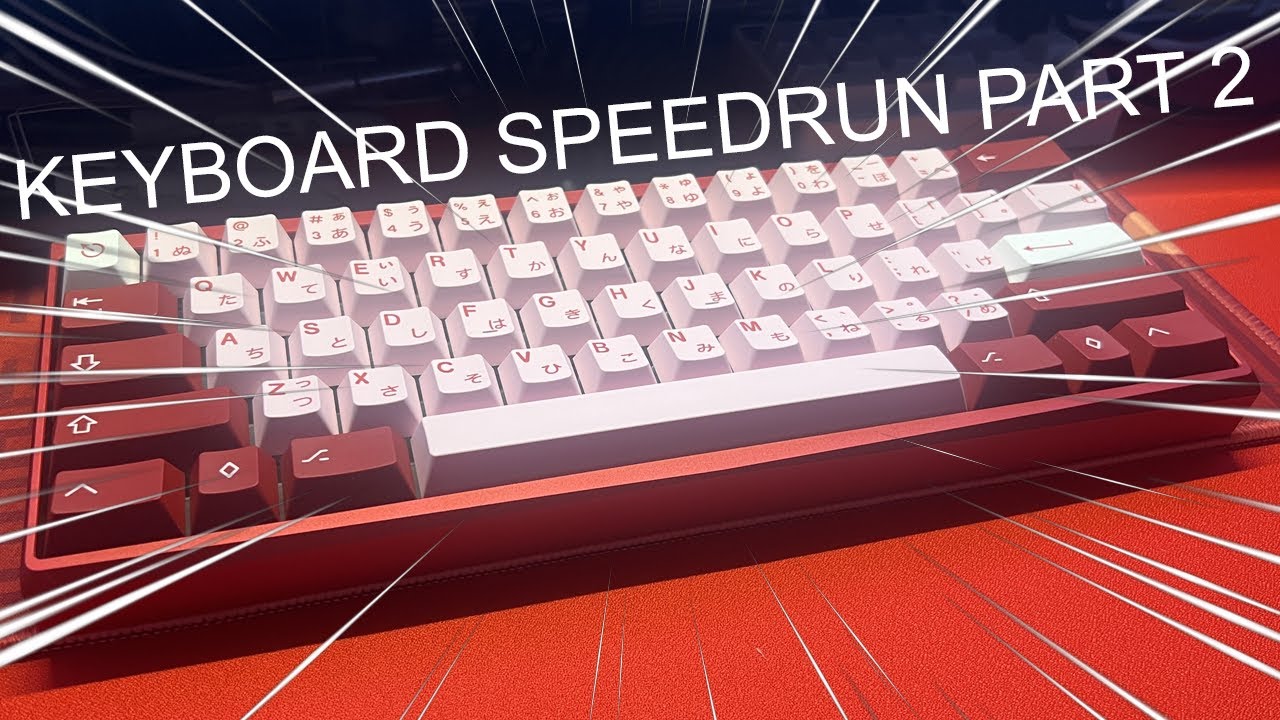 building a keyboard at superspeed - YouTube