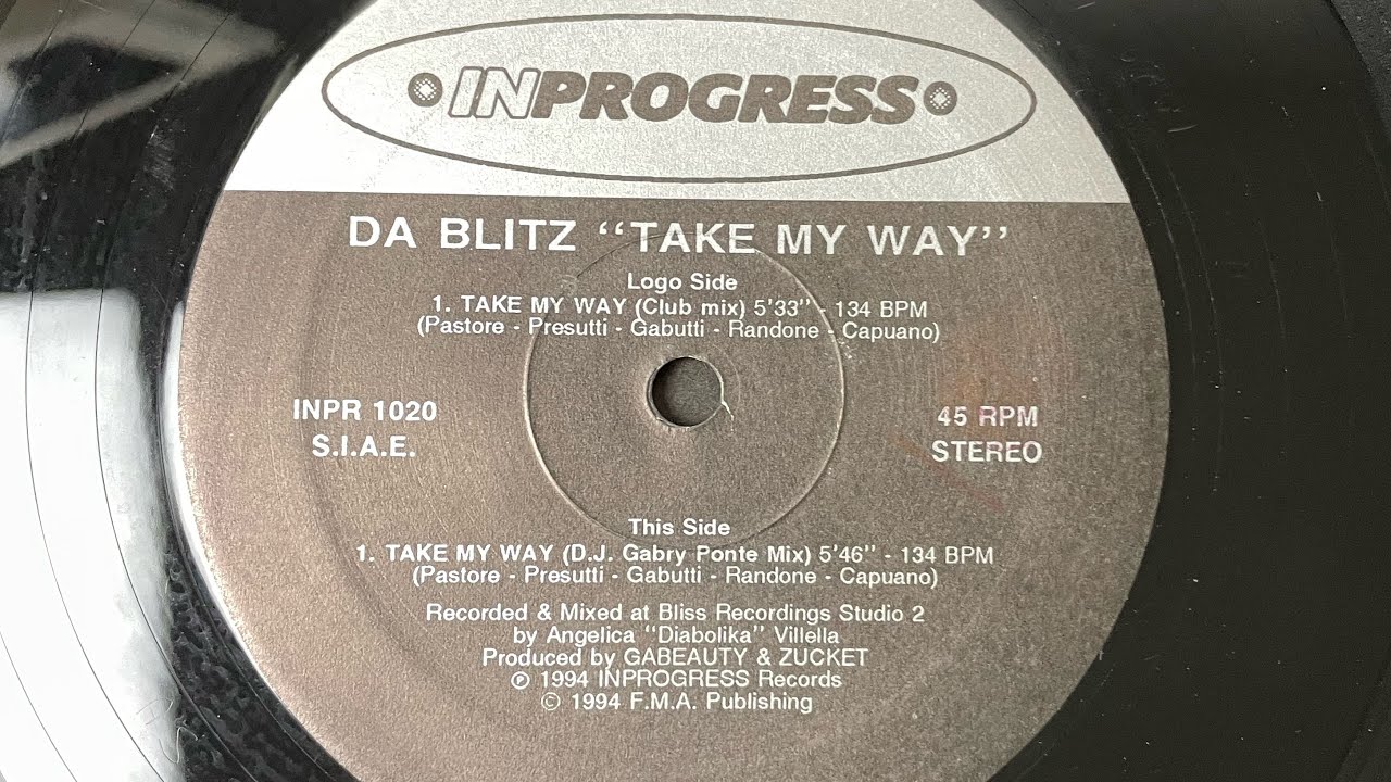 Da Blitz “Take My Way” aprile 1994 - YouTube Music