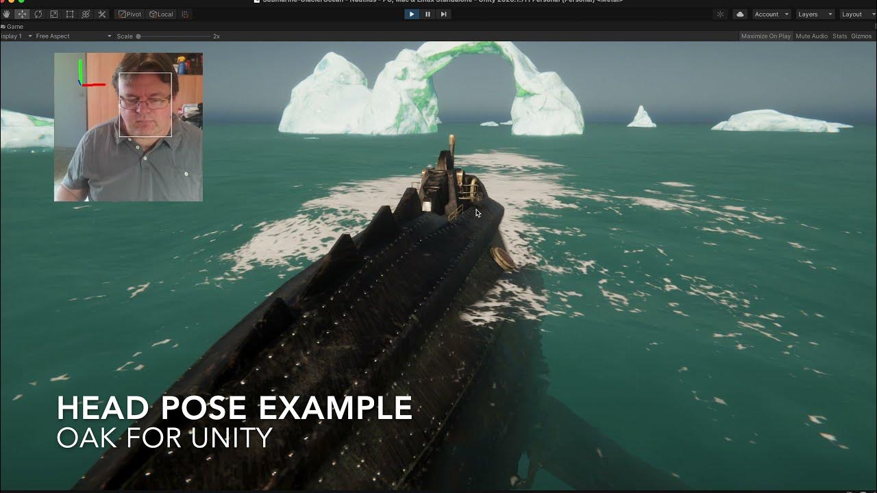 DepthAI Unity Plugin - OAK for Unity - Head Pose demo - Nautilus scene - Weekly Catchup #9 - YouTube
