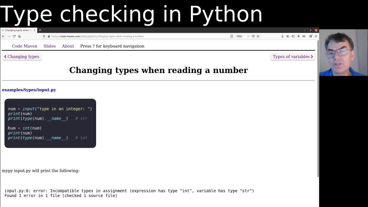 Type checking in Python using mypy - YouTube