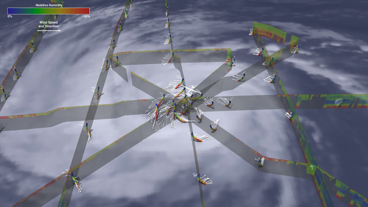 Global Hawk aircraft observes Hurricane Edouard - extended - YouTube